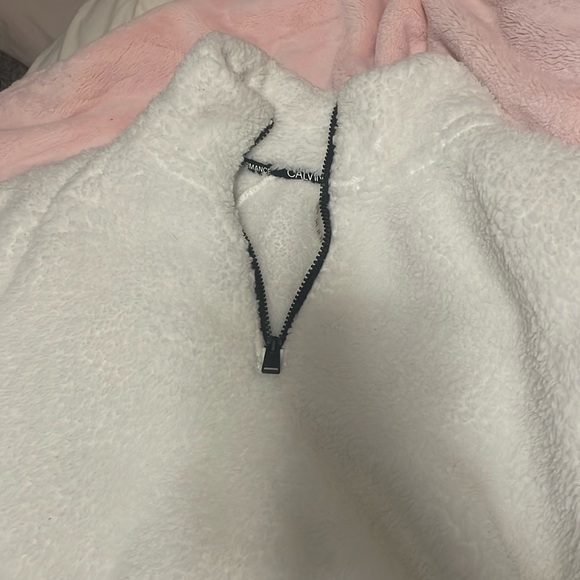 Calvin Klein | Tops | This Is A Fuzzy Jacket From Calvin Cline Size L ...